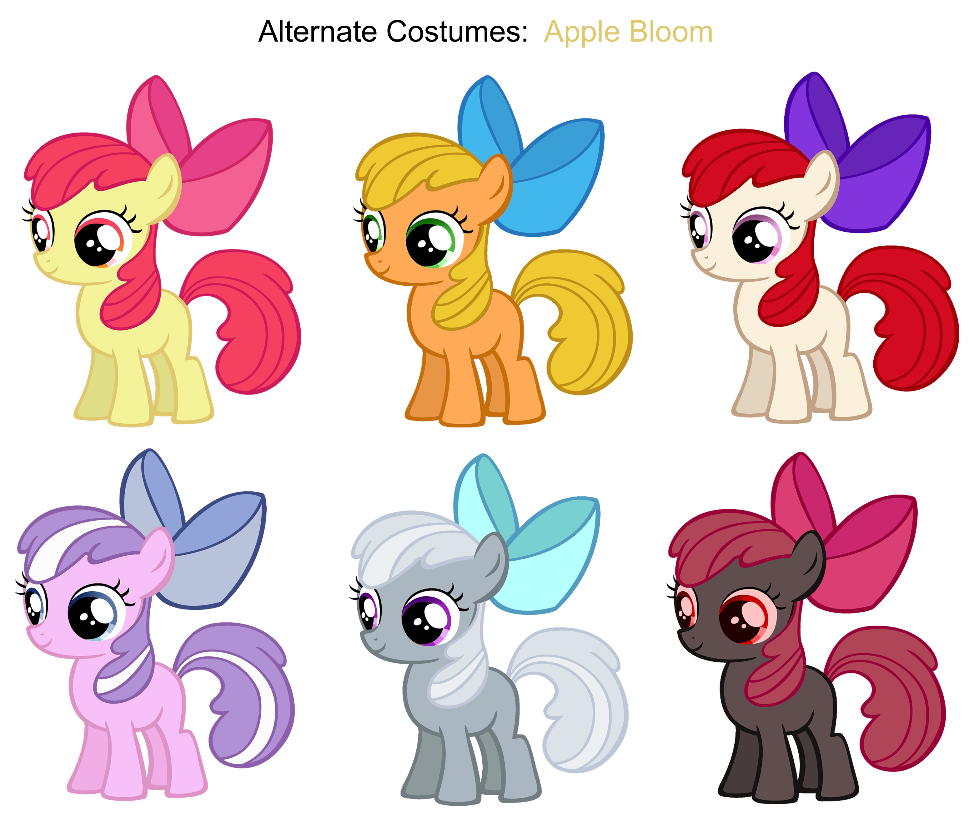 #199875 - safe, artist:moongazeponies, artist:pika-robo, apple bloom ...