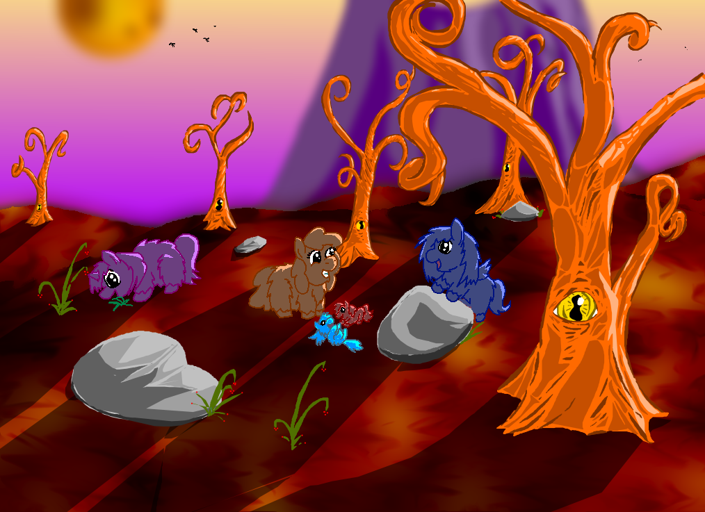 #226742 - safe, artist:fluffsplosion, fluffy pony, fluffy pony foals ...