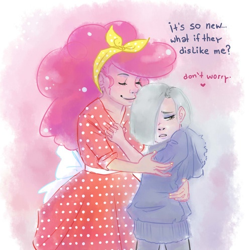 #201434 - safe, artist:glasmond, limestone pie, pinkie pie, human, ask ...