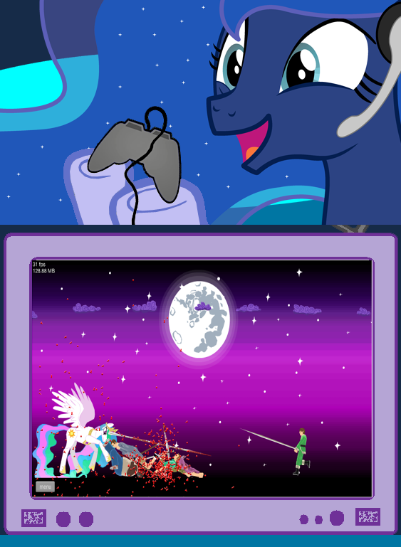 #202790 - grimdark, princess celestia, princess luna, alicorn, human ...