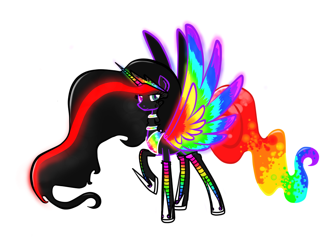 #204776 - alicorn, alicorn oc, artist:russiankolz, colored horn ...