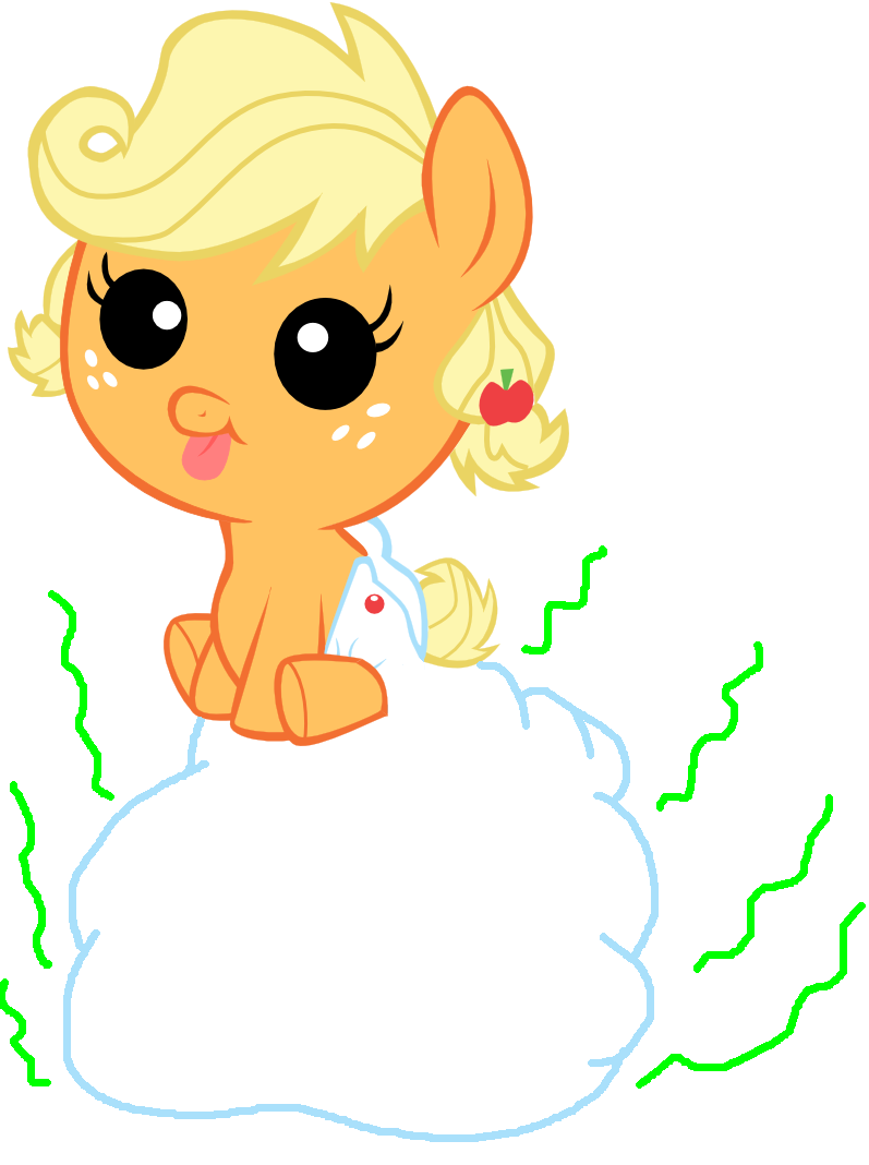 #207399 - questionable, applejack, g4, babyjack, diaper, diaper fetish ...