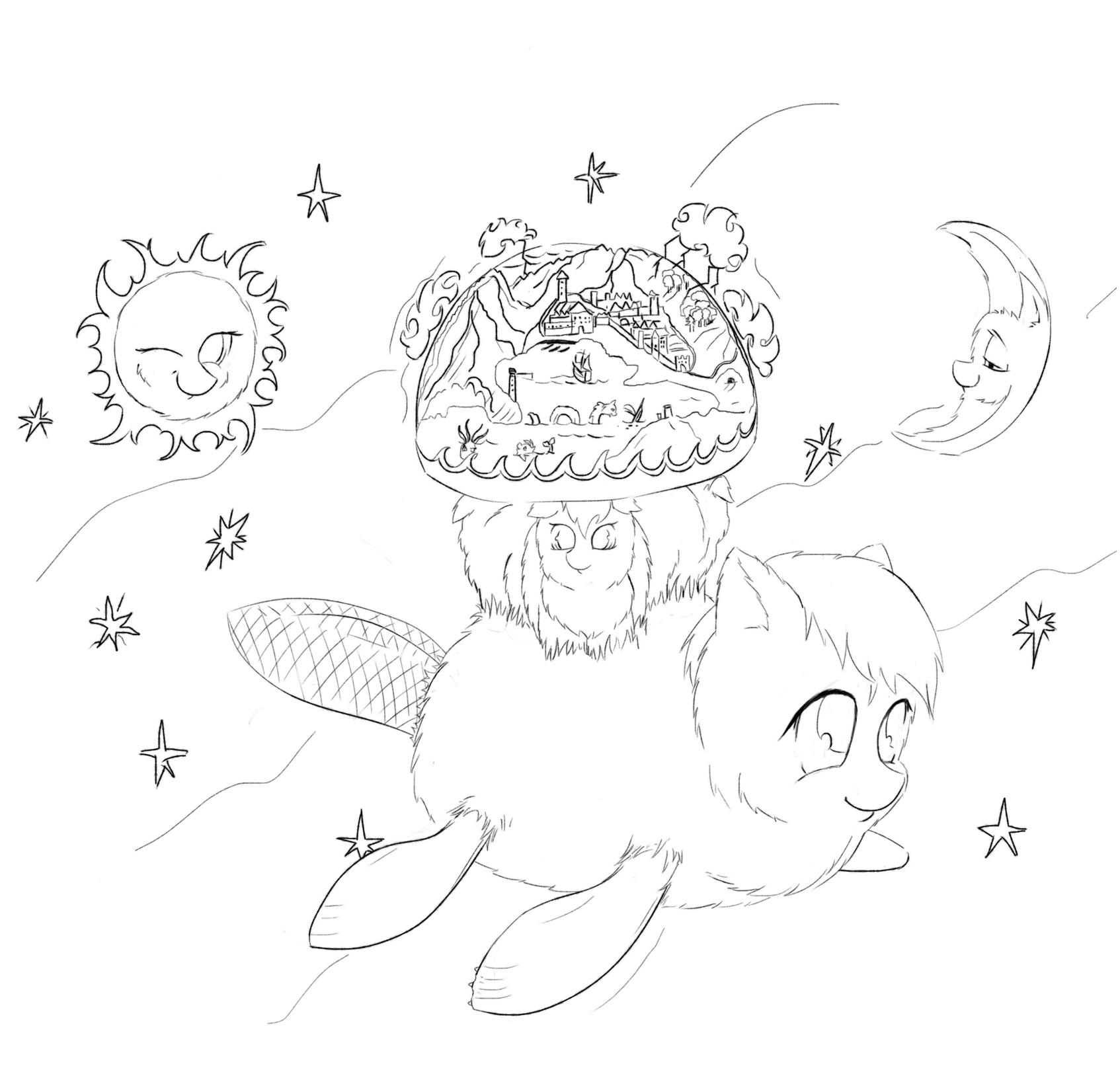 #457466 - safe, fluffy pony, discworld, fluffy pony original art ...