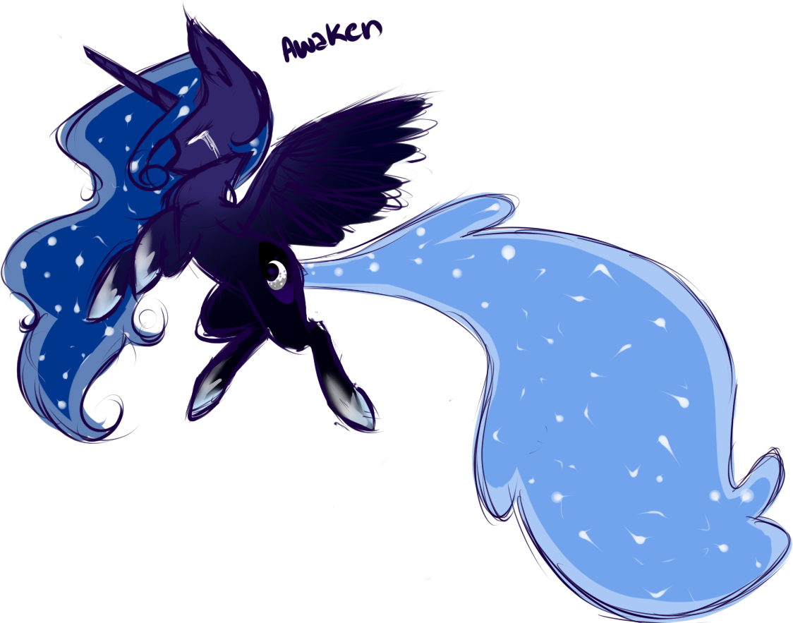 #458054 - safe, artist:sarahsquirrels, princess luna, crying, female ...