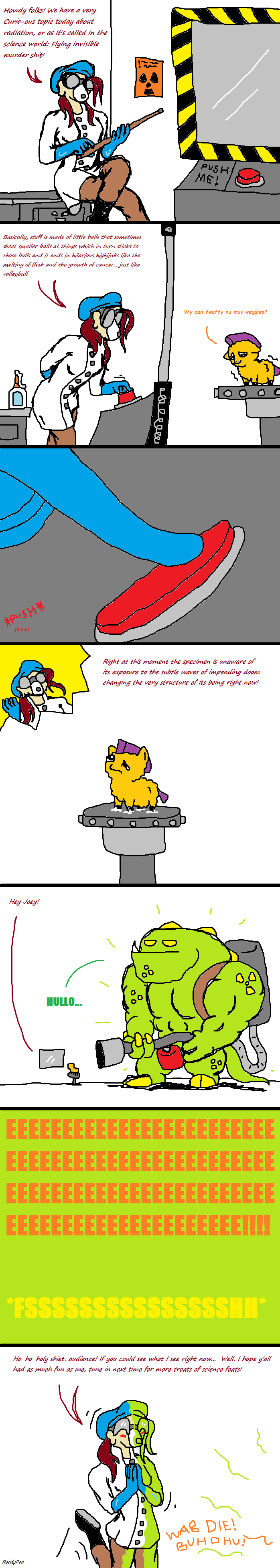 #440608 - semi-grimdark, artist:roodypoo, fluffy pony, comic, fluffy ...