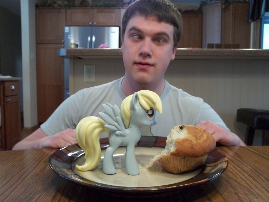 #443221 - safe, artist:mrcteddy, derpy hooves, human, derp, irl, irl ...