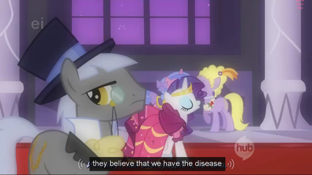 #444400 - safe, screencap, caesar, count caesar, lyrica lilac, rarity ...