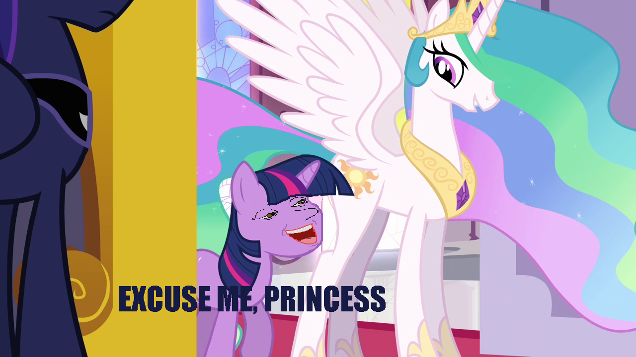 #469846 - safe, edit, princess celestia, forced meme, link, meme, the ...