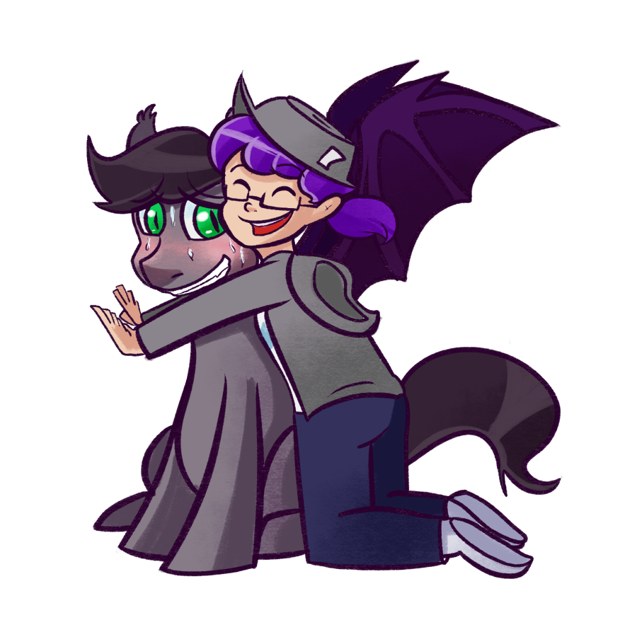 #476643 - safe, artist:php52, oc, oc only, oc:aux, bat pony, human ...