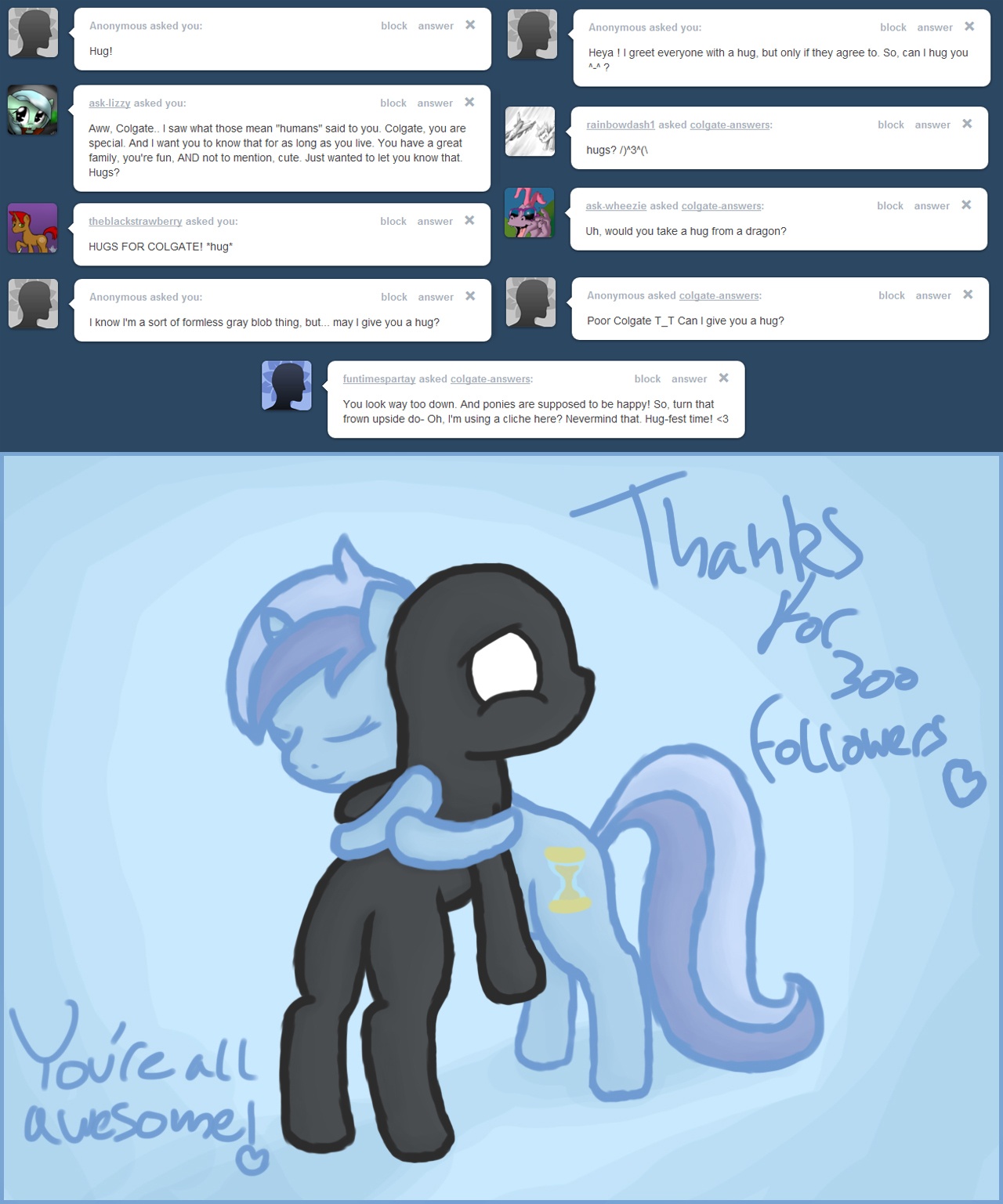 #479069 - safe, artist:captainbritish, minuette, colgate answers ...