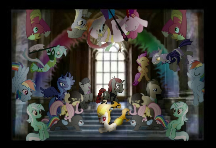 #480707 - safe, big macintosh, derpy hooves, discord, doctor whooves ...