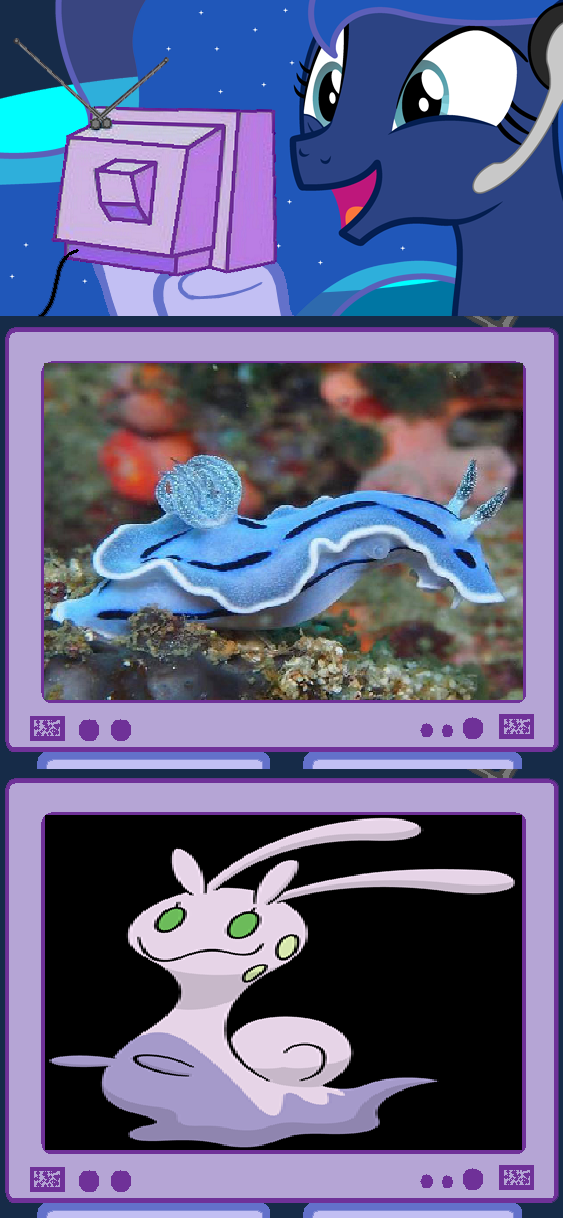 #485364 - safe, princess luna, sea slug, sliggoo, slug, g4, exploitable ...
