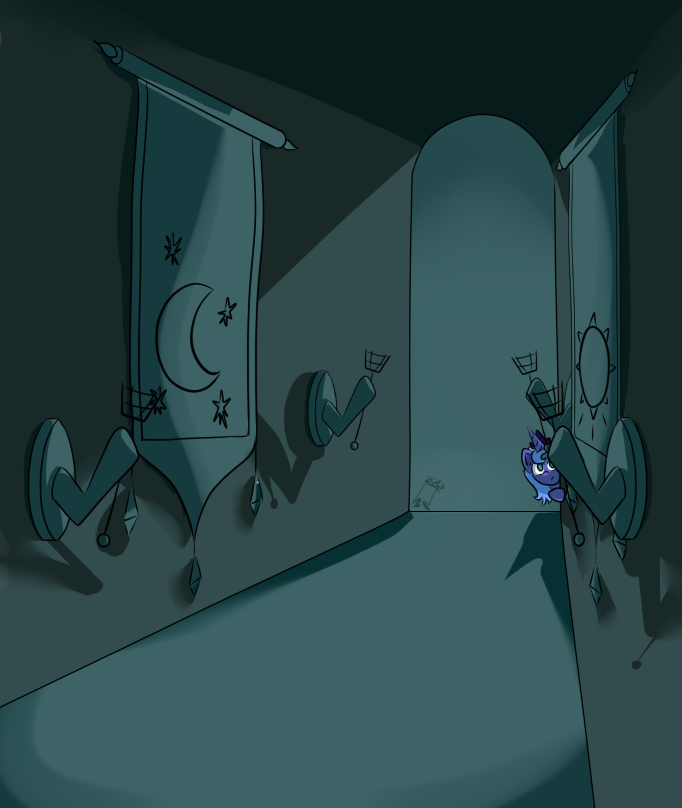 #486398 - safe, artist:blastdown, princess luna, castle mane-ia, g4 ...