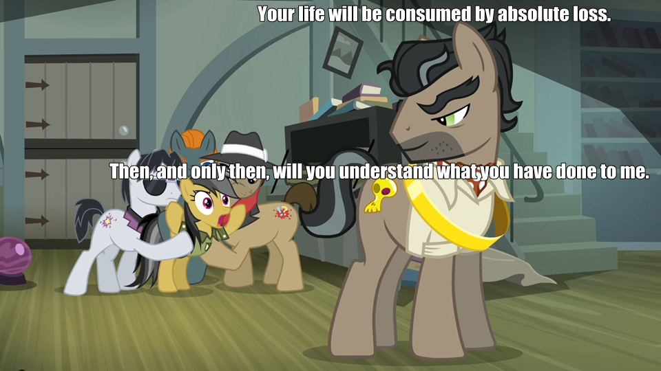 #495200 - safe, edit, edited screencap, screencap, biff, daring do ...