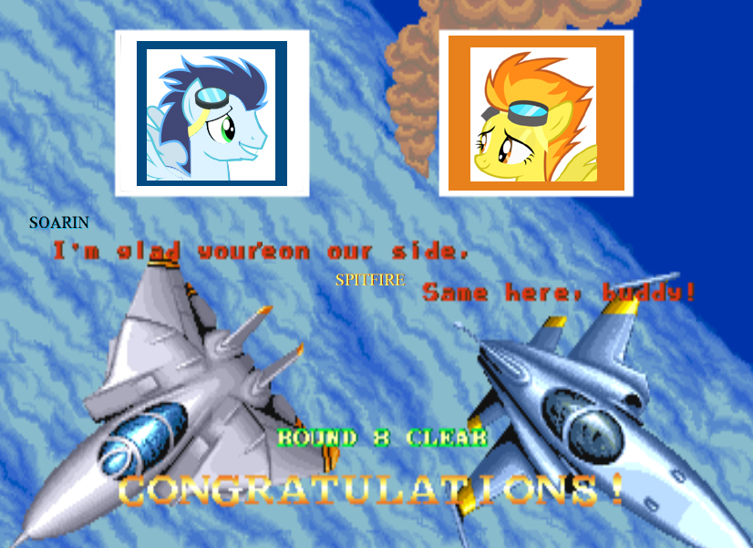 #499553 - safe, soarin', spitfire, arcade, area 88, capcom, f-14 tomcat ...
