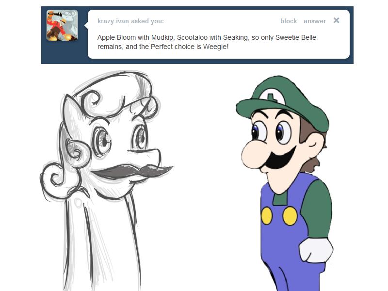 #502819 - safe, artist:starykrow, sweetie belle, ask the cmc, g4, meme ...