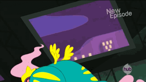 #503135 - safe, screencap, fluttershy, saddle rager, g4, power ponies ...