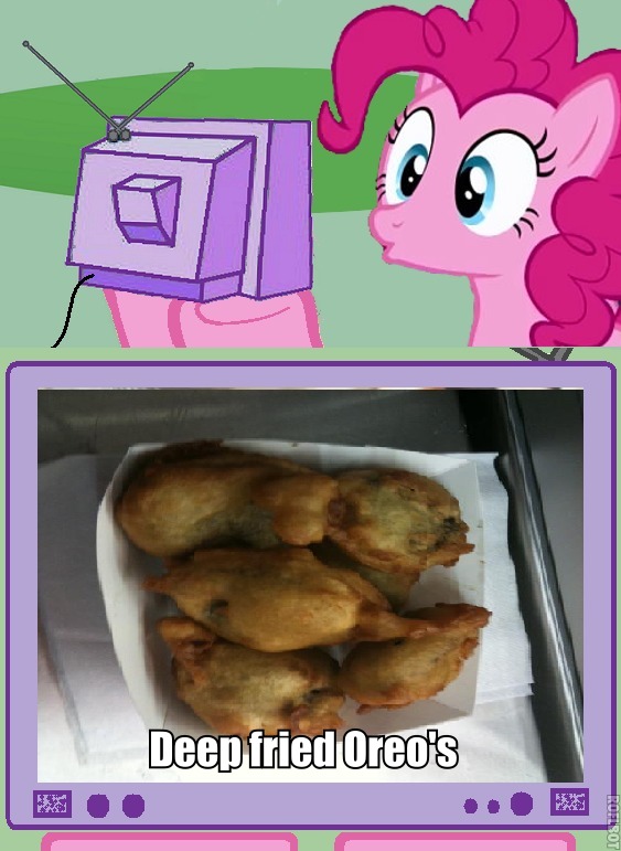 #233400 - safe, pinkie pie, cookie, deep fried oreos, exploitable meme ...