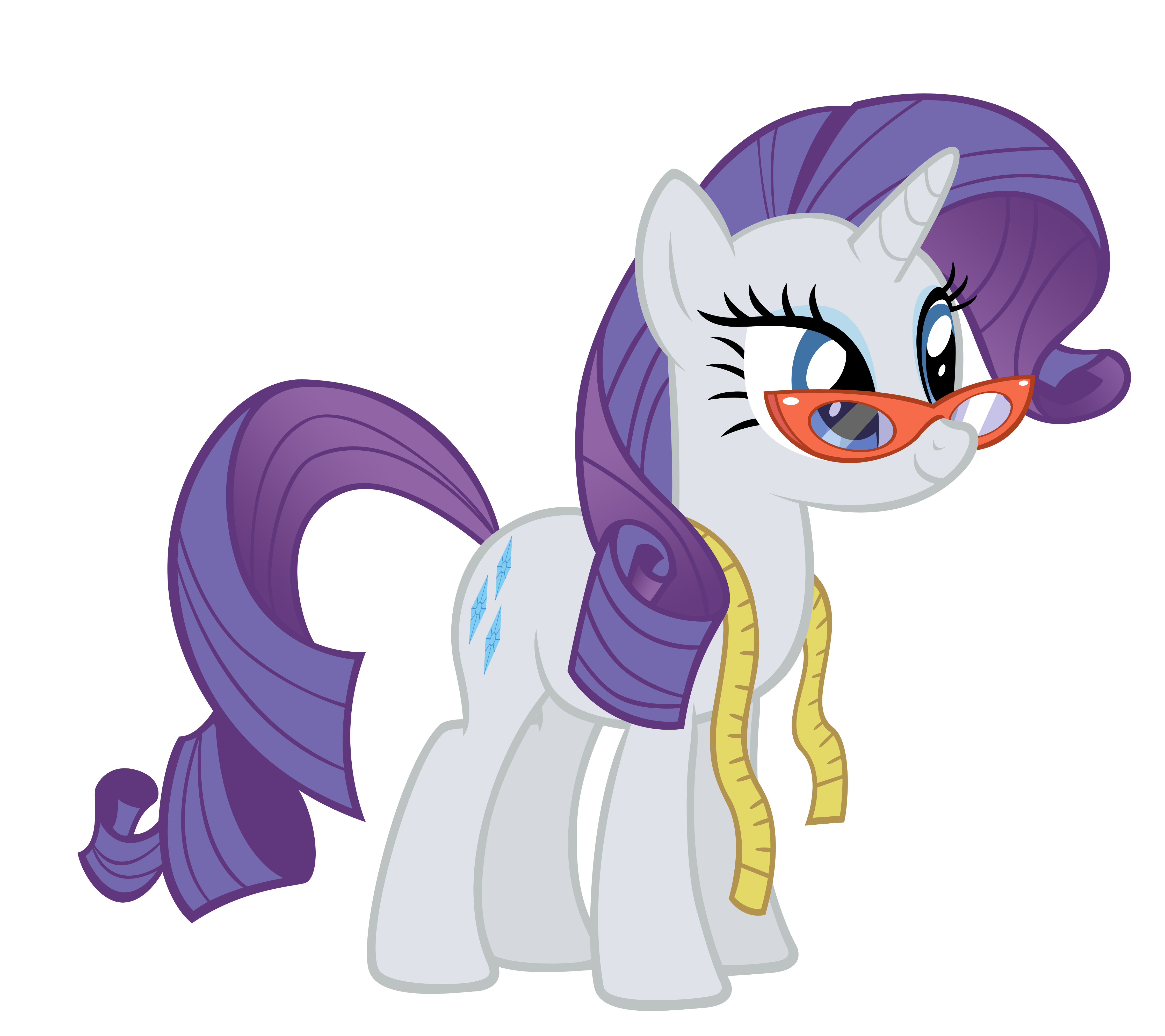 #278362 - safe, artist:blackm3sh, rarity, glasses, measuring tape ...