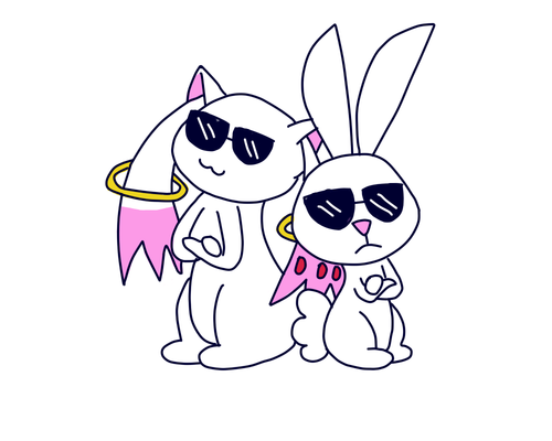 #283513 - safe, angel bunny, crossover, incubator (species), kyubey ...