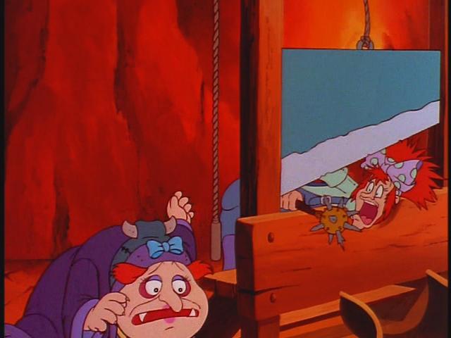 #263946 - safe, screencap, draggle, hydia, human, g1, my little pony ...