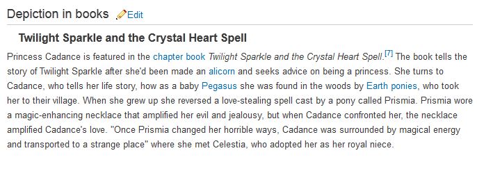 #266229 - safe, princess cadance, prismia, my little pony chapter books ...