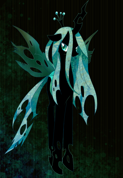 #266751 - safe, artist:shitake, queen chrysalis, changeling, changeling ...