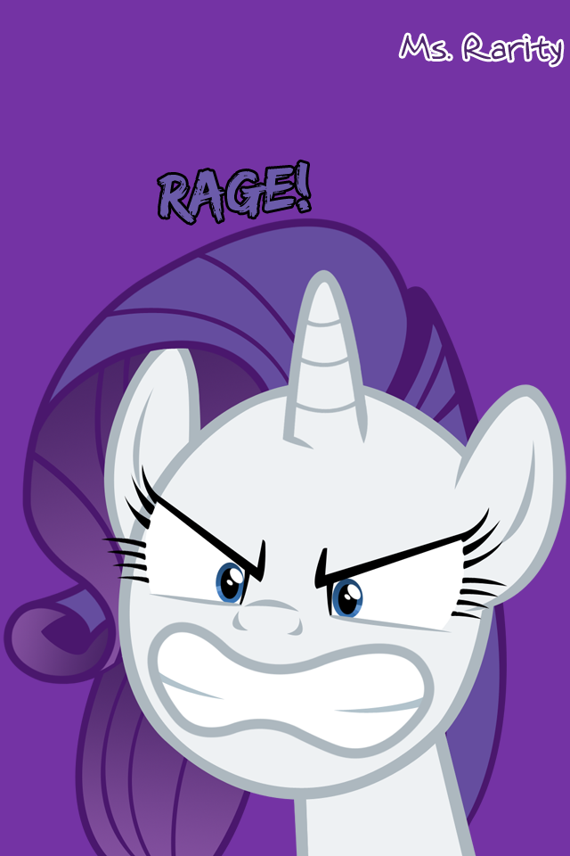 #293589 - safe, rarity, pony, angry, iphone wallpaper, solo, text ...