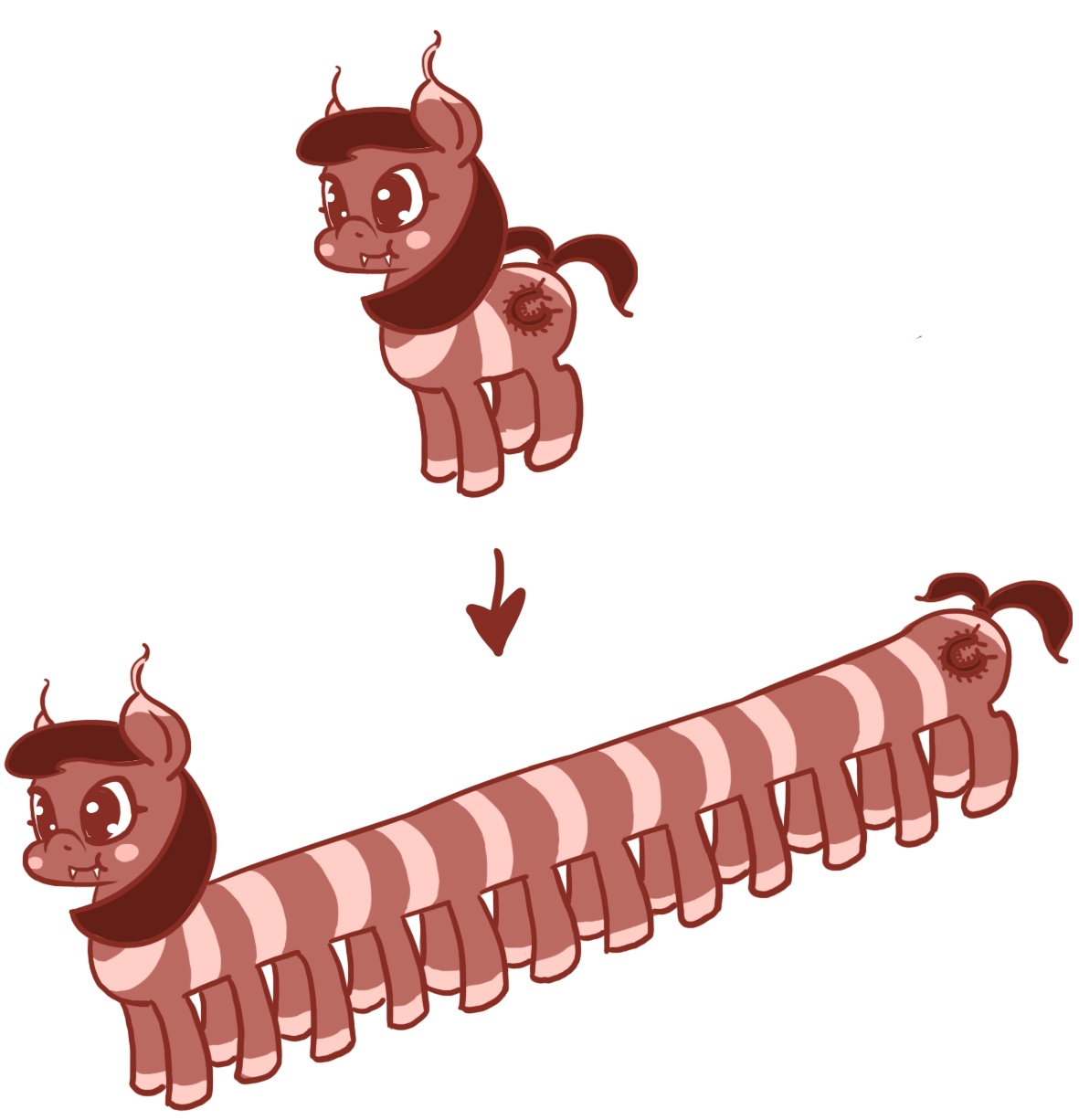 #295493 - safe, oc, oc only, centipede, wat - Derpibooru