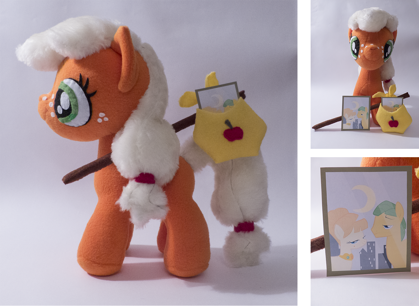 #298468 - safe, artist:mmmgaleryjka, applejack, aunt orange, mosely ...