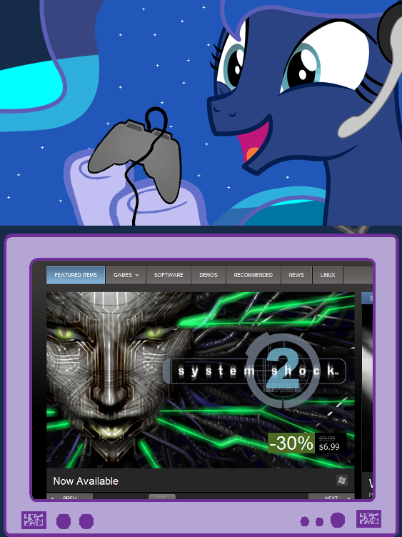 #321465 - safe, princess luna, gamer luna, g4, exploitable meme, gamer ...