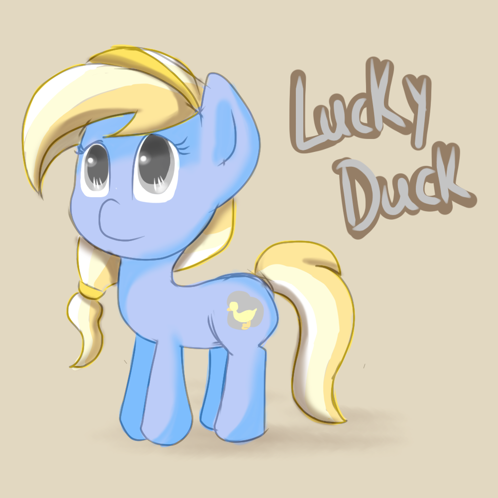 #322928 - safe, oc, oc only, oc:lucky duck, full body, looking up, side ...