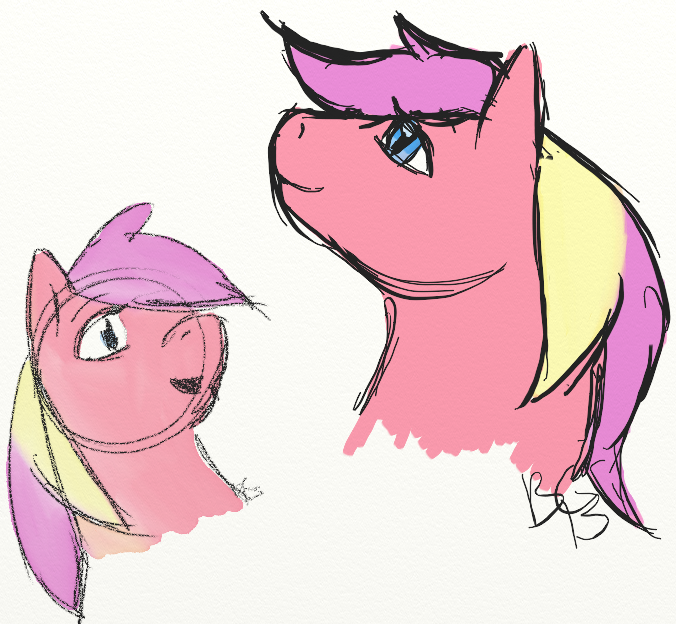 #325589 - safe, artist:bootsa81, sundance (g2), sunsparkle, g2 - Derpibooru