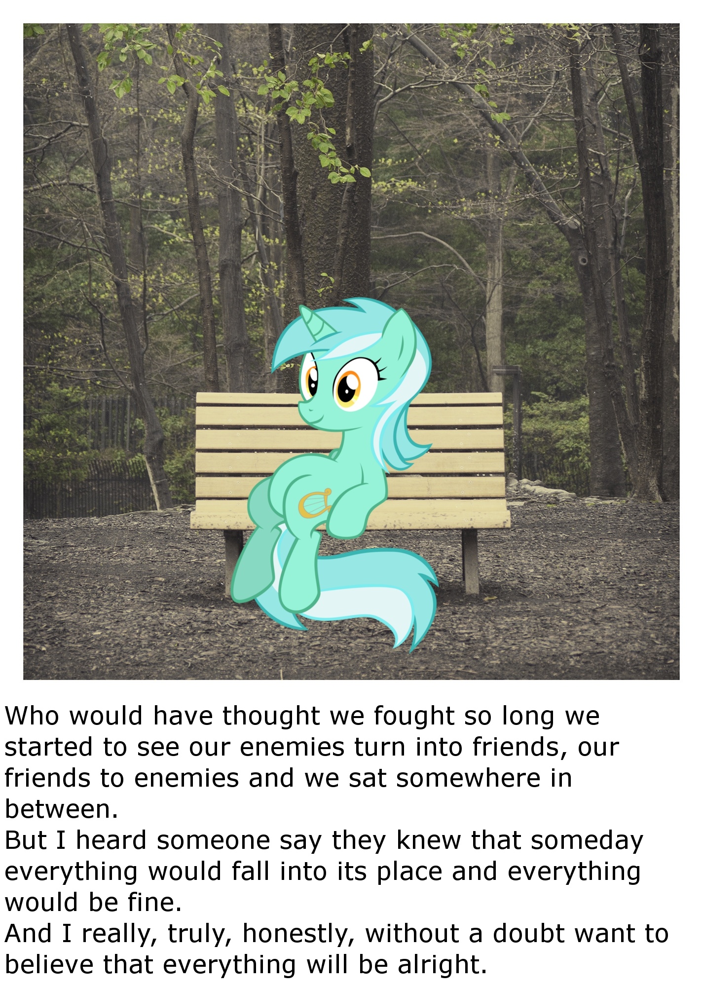 #330400 - safe, lyra heartstrings, album cover, sitting lyra ...