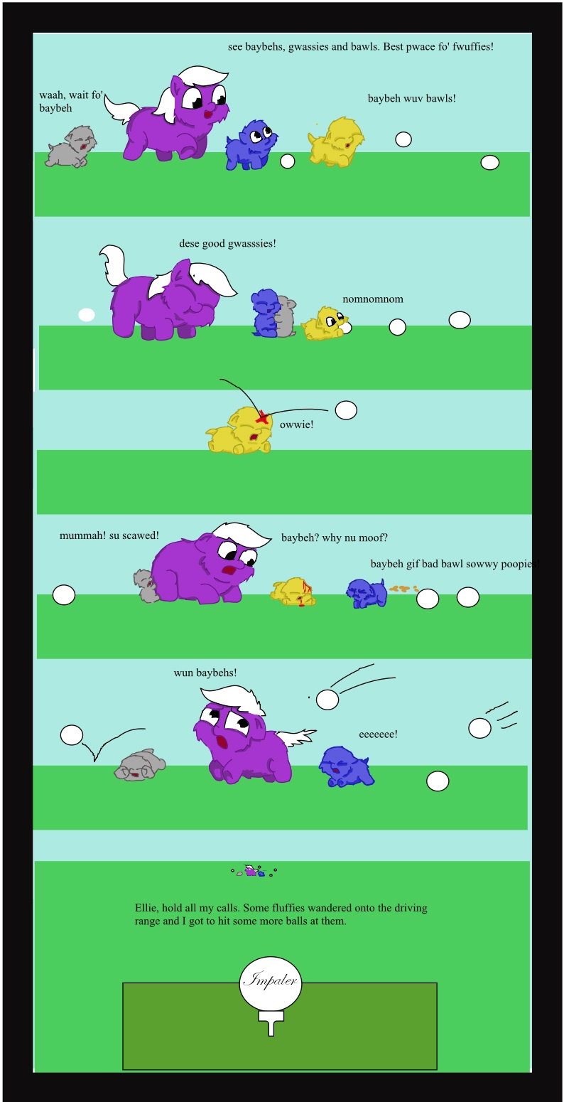 #333184 - grimdark, grotesque, fluffy pony, ball, blood, comic, fluffy ...