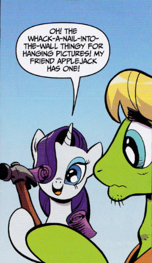 #334426 - safe, artist:andypriceart, official comic, rarity, tofu, idw ...