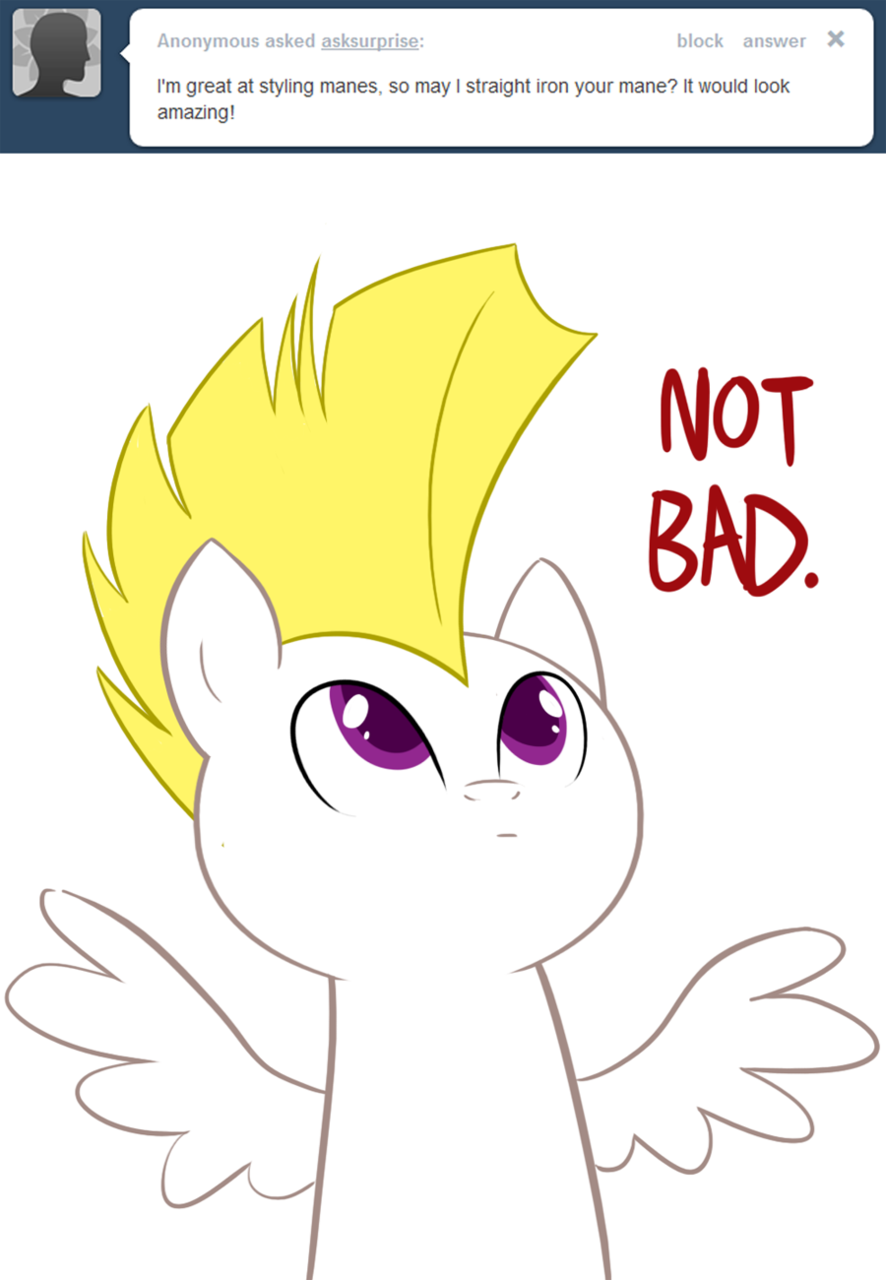 #317389 - safe, artist:willdrawforfood1, surprise, ask surprise, g1, g4 ...