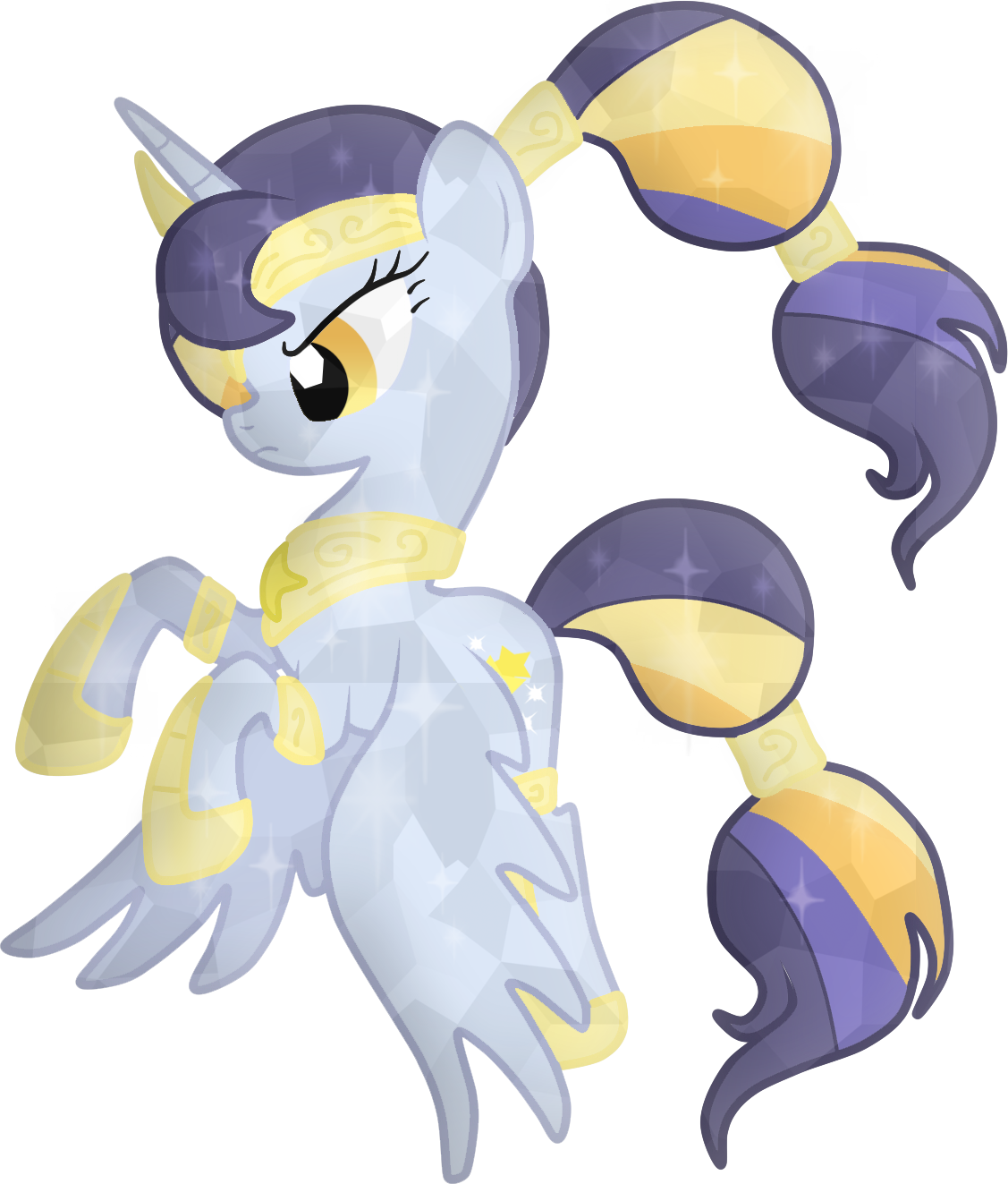 #348685 - alicorn, alicorn oc, artist:decprincess, crystal pony, oc, oc ...