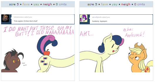 #352966 - safe, artist:fantasyglow, applejack, bon bon, sweetie belle ...