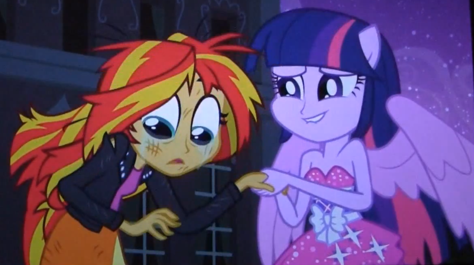 #359294 - safe, screencap, sunset shimmer, twilight sparkle, equestria ...