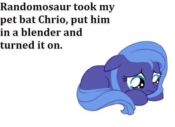 #372820 - semi-grimdark, princess luna, bat, blender (object ...