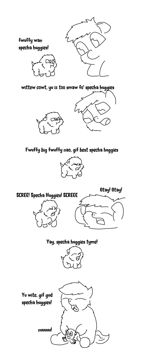 #362394 - explicit, grimdark, fluffy pony, cheek puffing, comic, fluffy ...