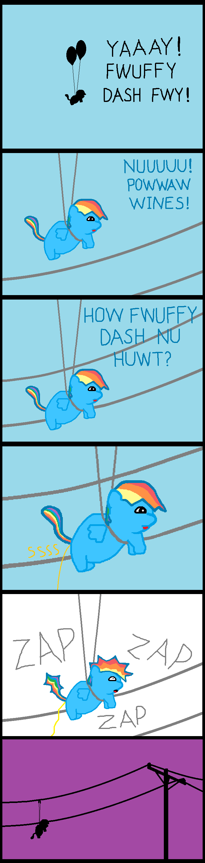 #379379 - semi-grimdark, rainbow dash, fluffy pony, g4, comic ...