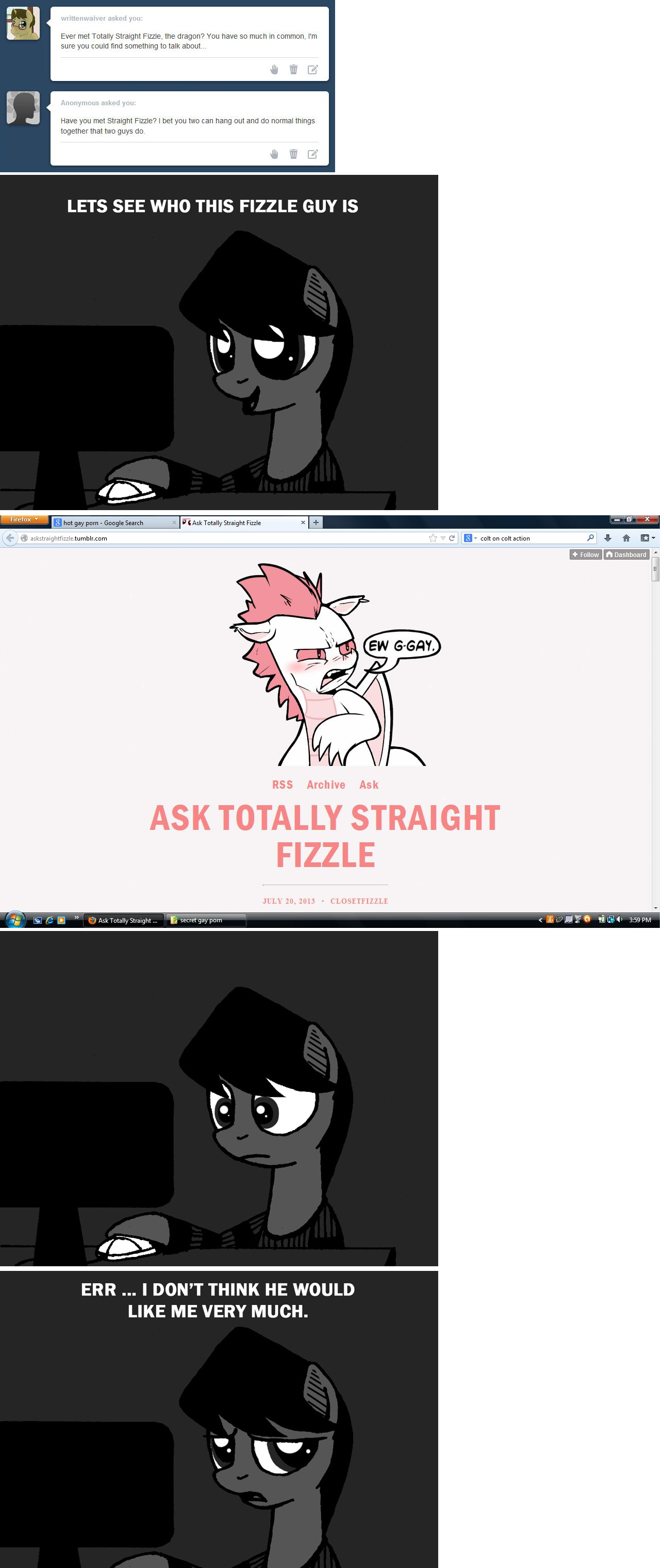 #380418 - safe, fizzle, oc, oc:closed closets, dragon, computer, tumblr ...