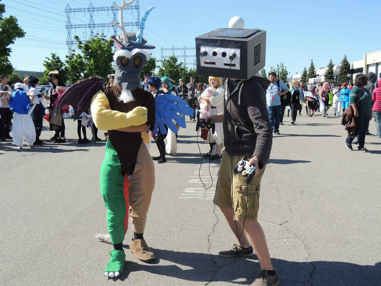 #364467 - safe, discord, human, anime north, cosplay, gamecube, irl ...