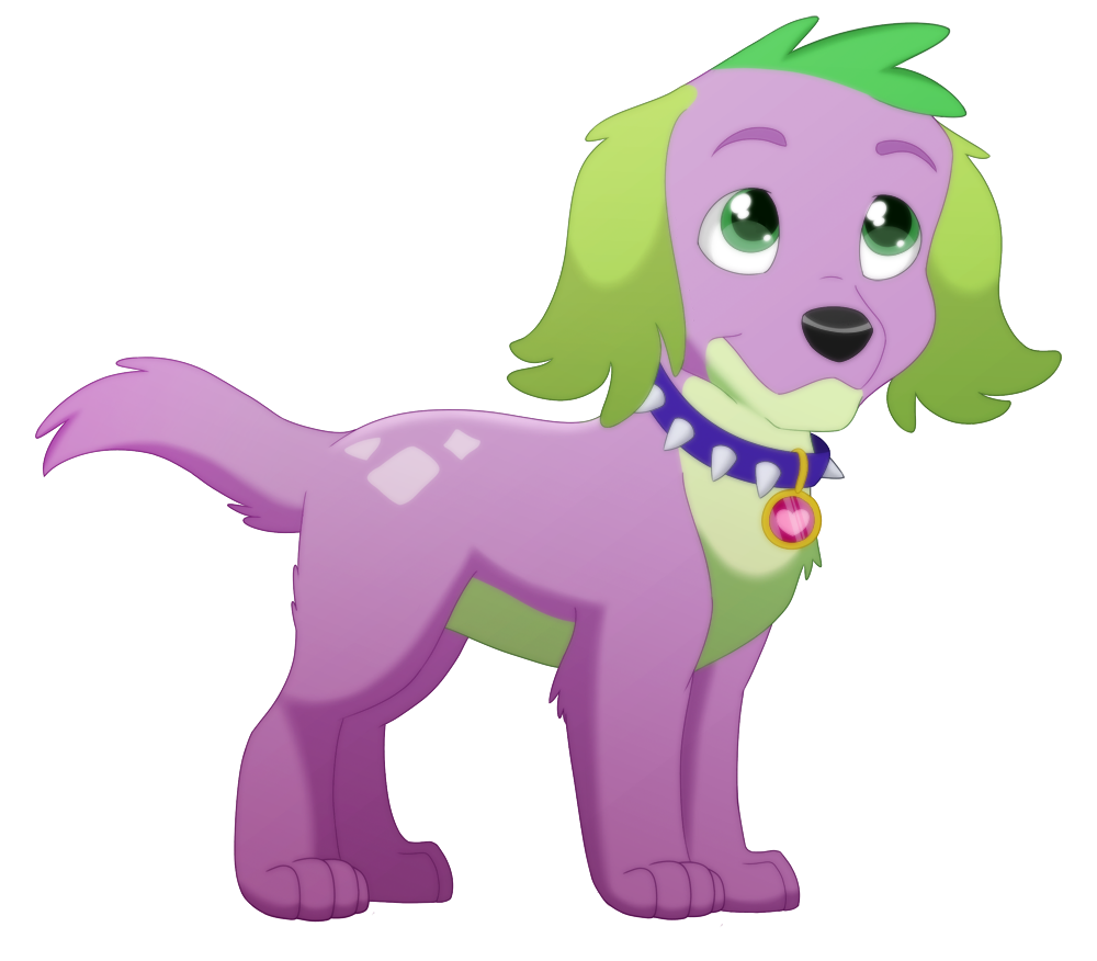#368629 - safe, artist:vanillecream, spike, dog, equestria girls, cute ...