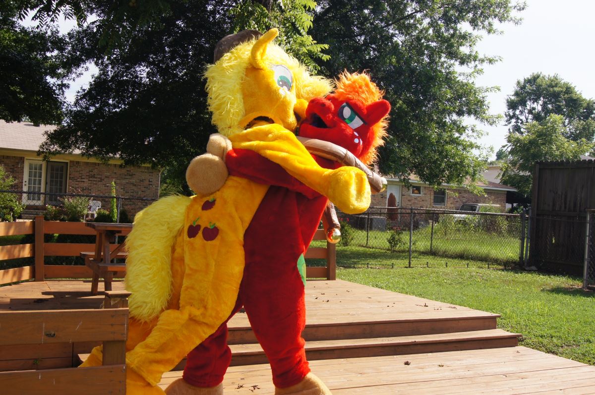 #402506 - safe, artist:judhudson, applejack, big macintosh, human ...