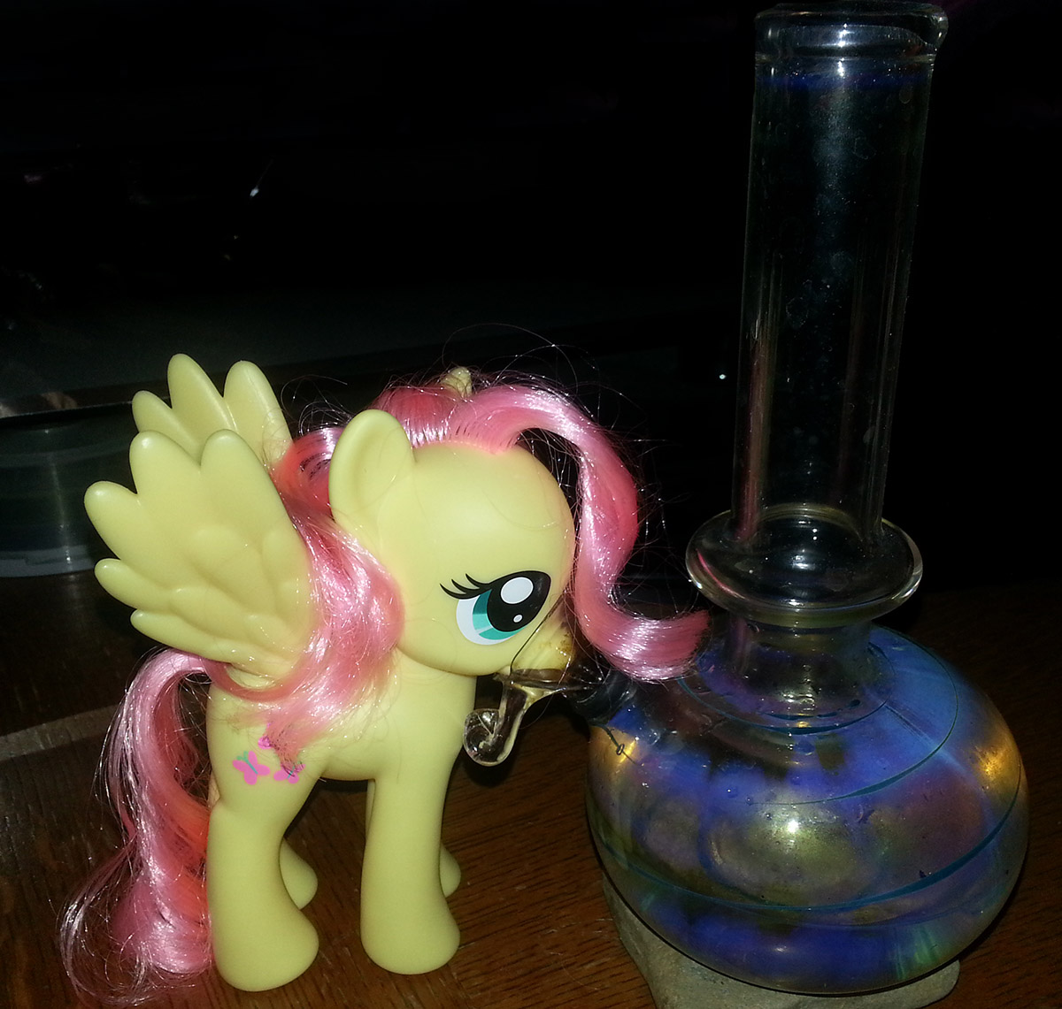 #403483 - safe, fluttershy, pony, g4, bong, drugs, fashion style ...