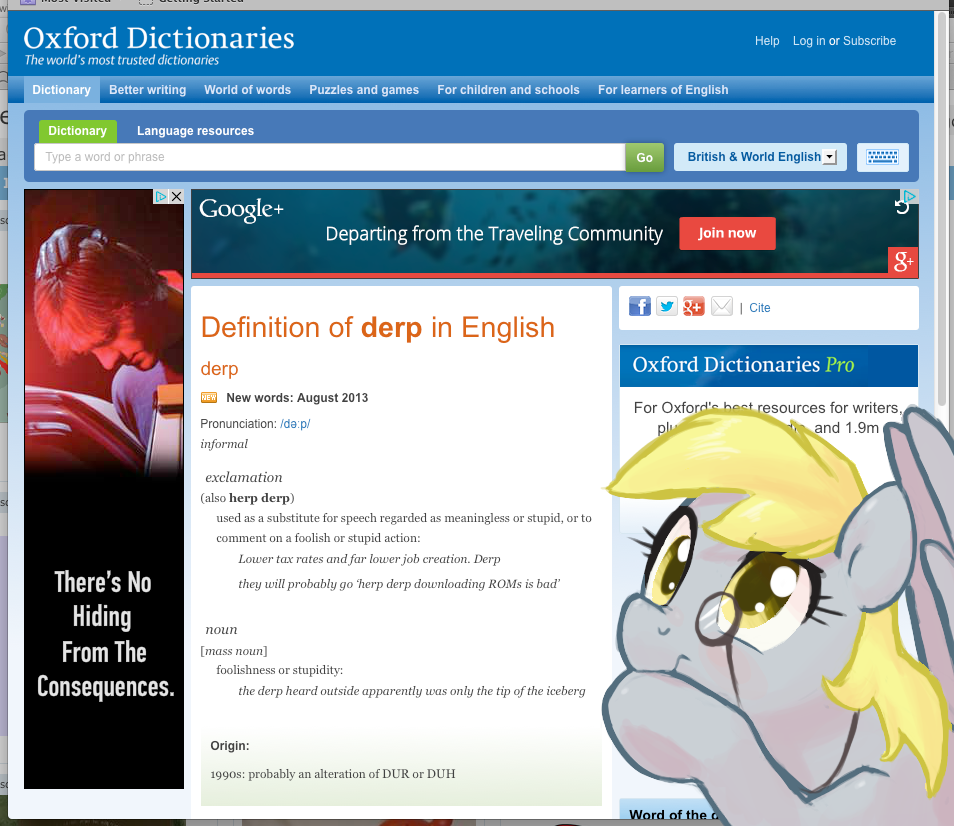 #412746 - safe, artist:ajin, derpy hooves, definition, derp, dictionary ...