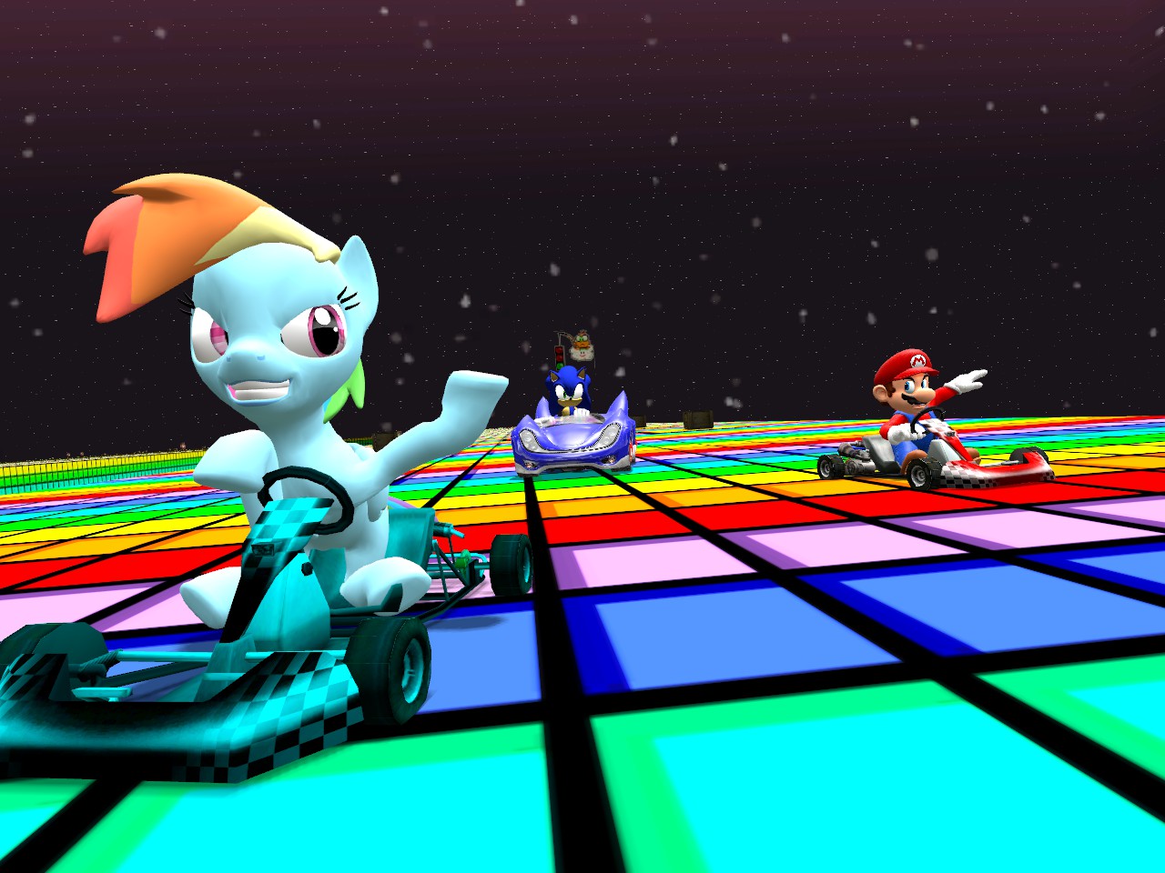 #394754 - safe, artist:sp19047, rainbow dash, 3d, crossover, gmod ...